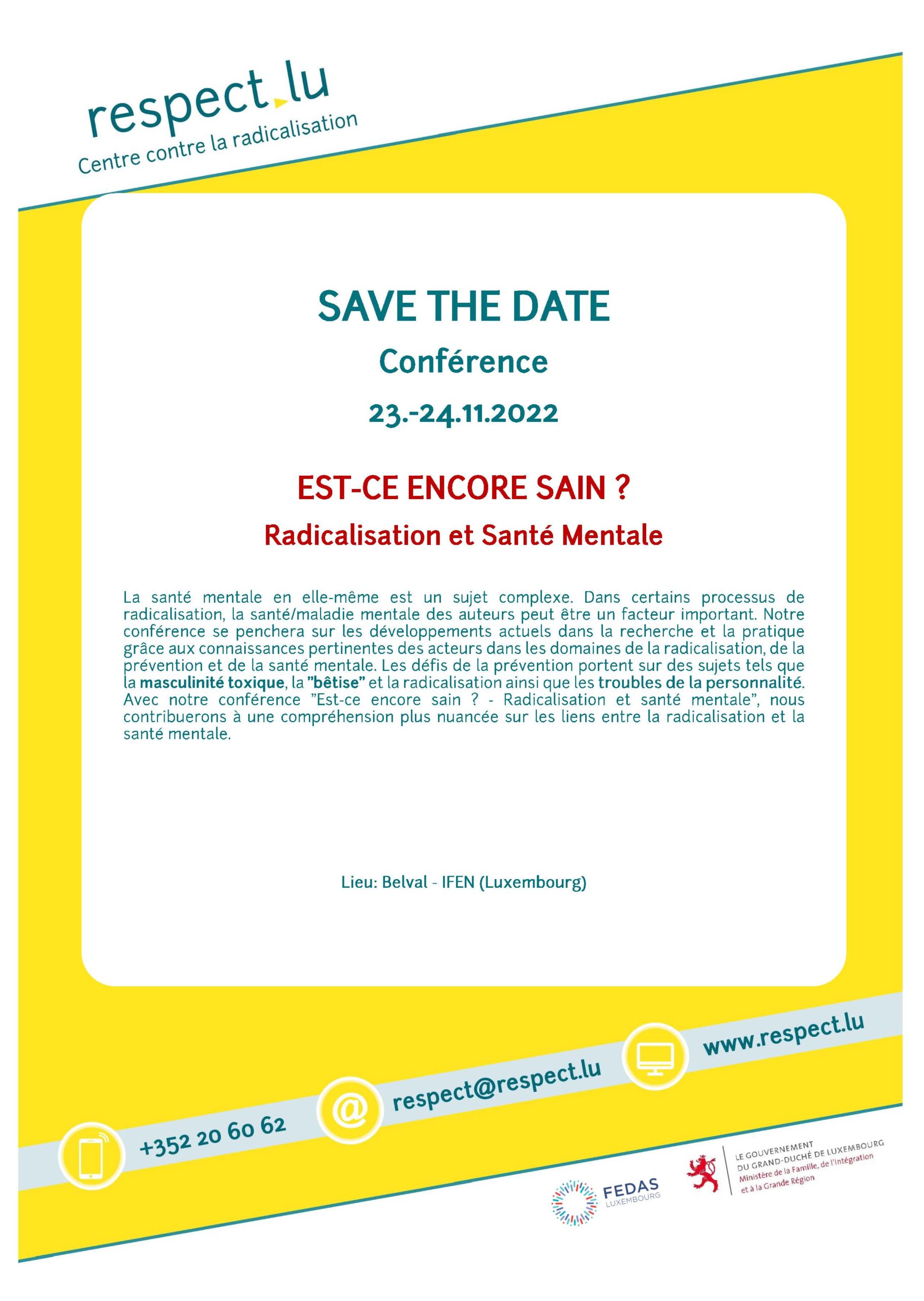 RESPECT.LU | Centre contre la Radicalisation Luxembourg